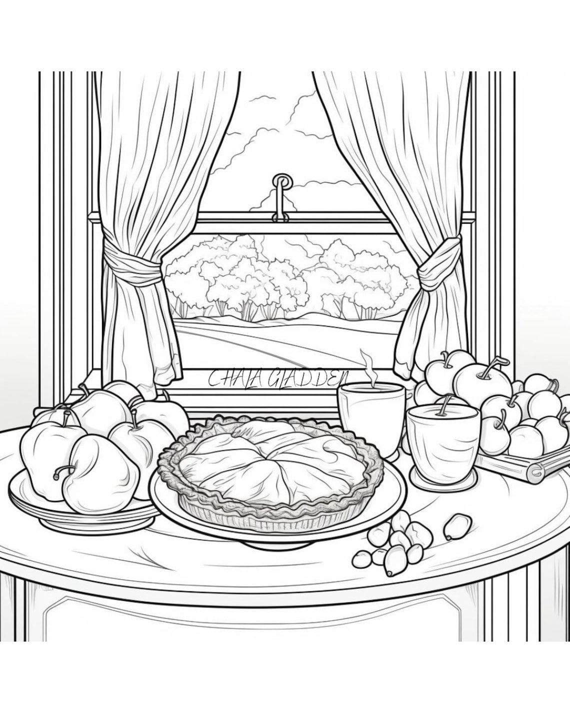 50 Fall Farm Coloring Pages for Kids or Adults - Etsy