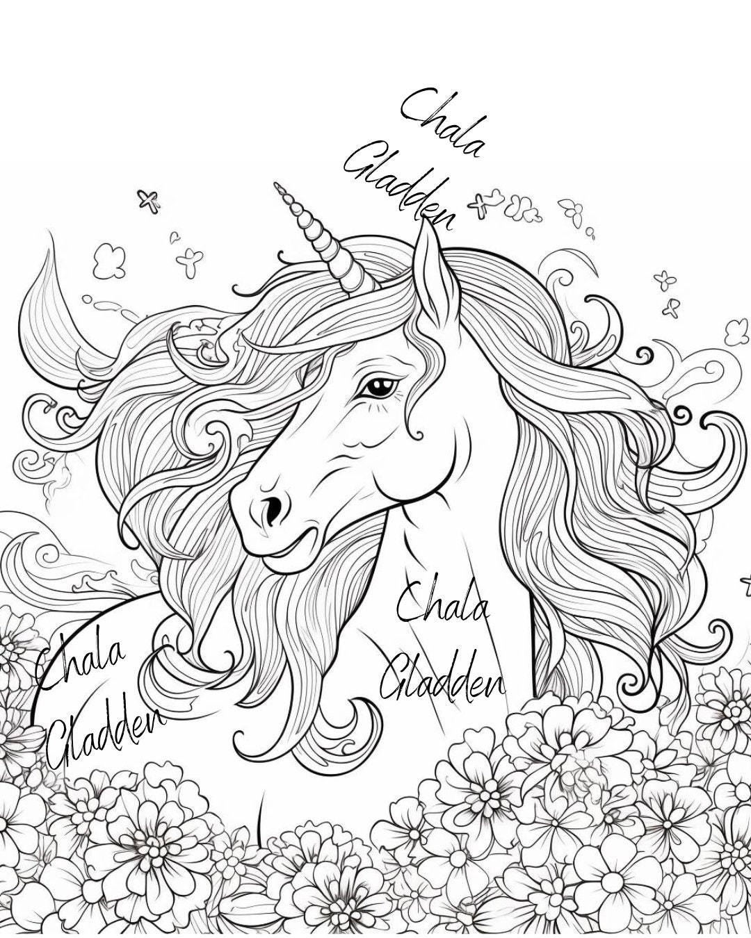 55 Printable Unicorn Instant Download Coloring Pages for Kids and ...