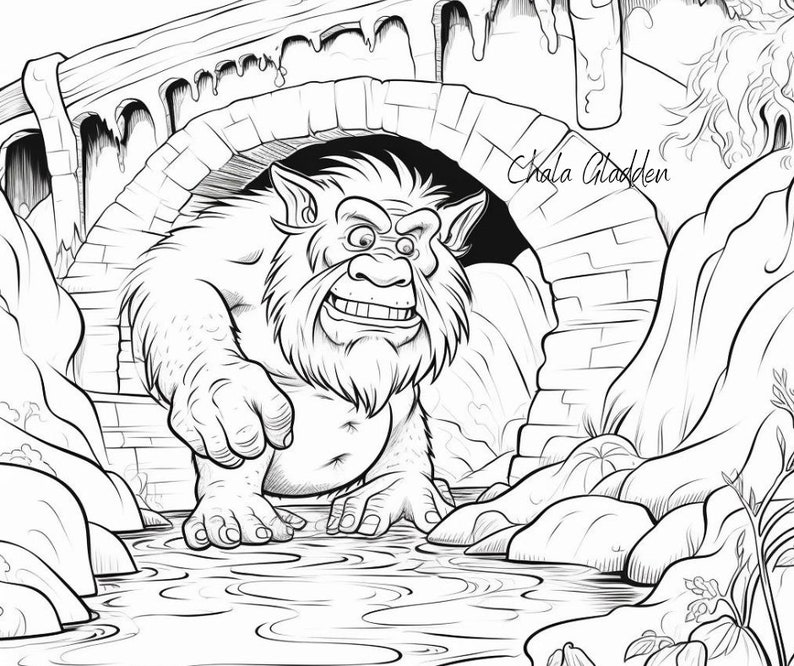 180 Printable Troll Instant Download Coloring Pages for Kids and Adults - Etsy
