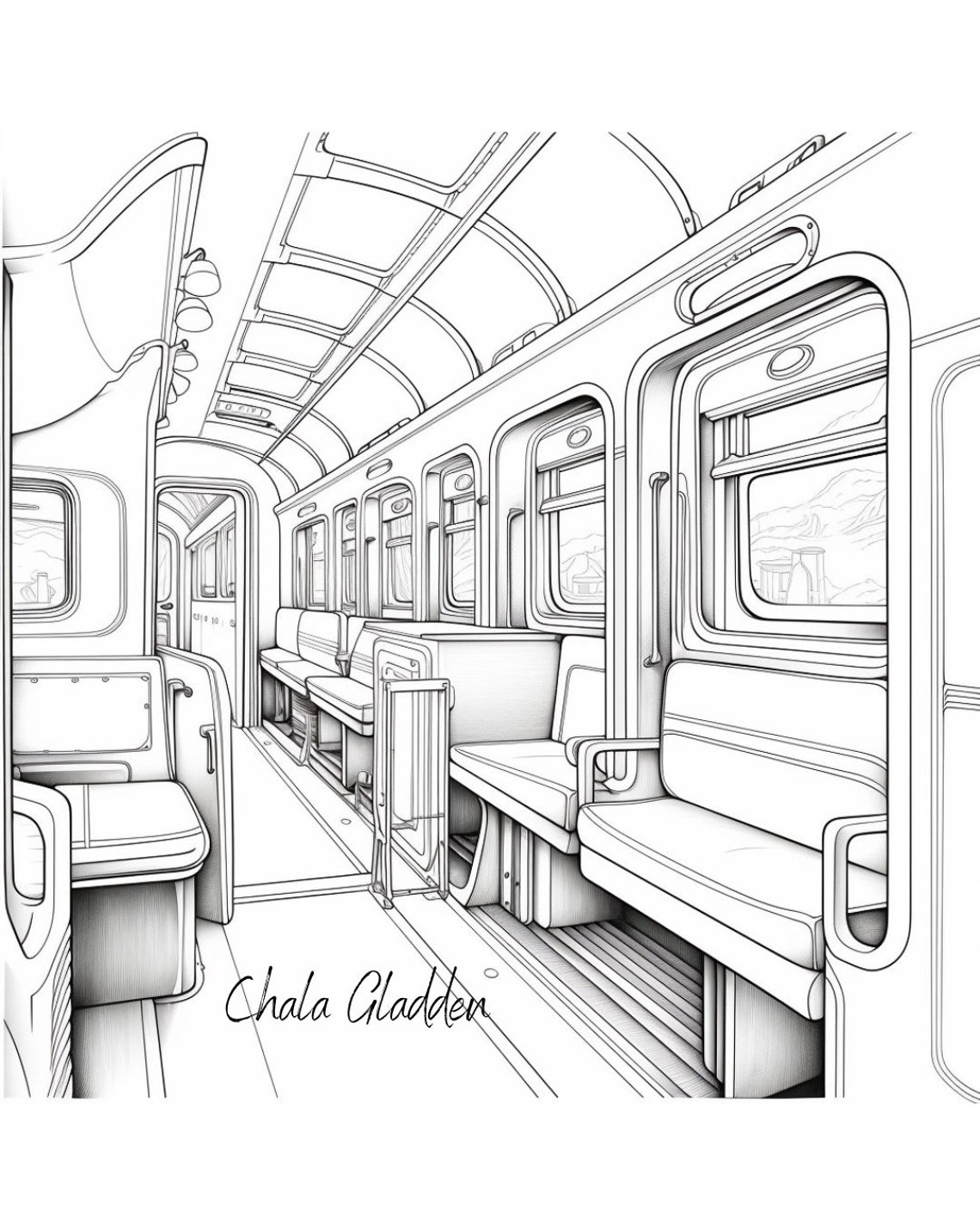 100 Printable Trains and Things Instant Download Coloring Pages Fun for ...