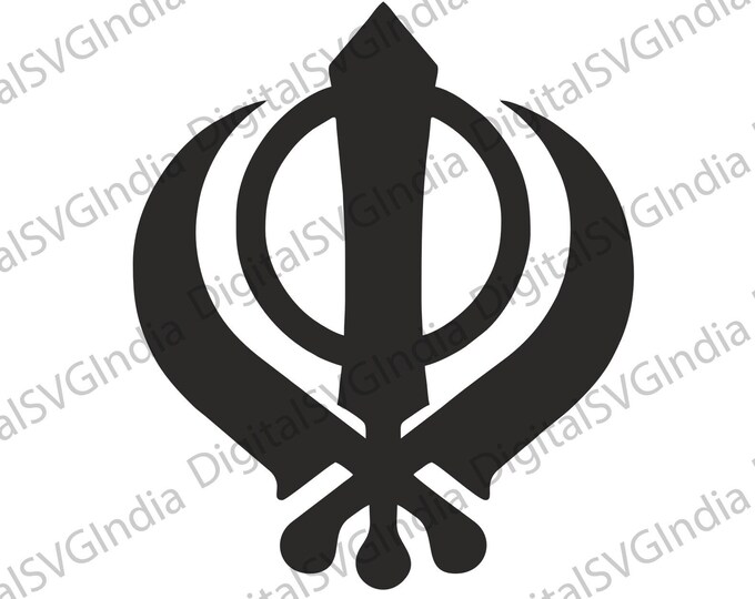Khanda SVG, Sikh SVG, Sikhi SVG, Sikh Symbol Svg, Png, Punjabi Svg ...