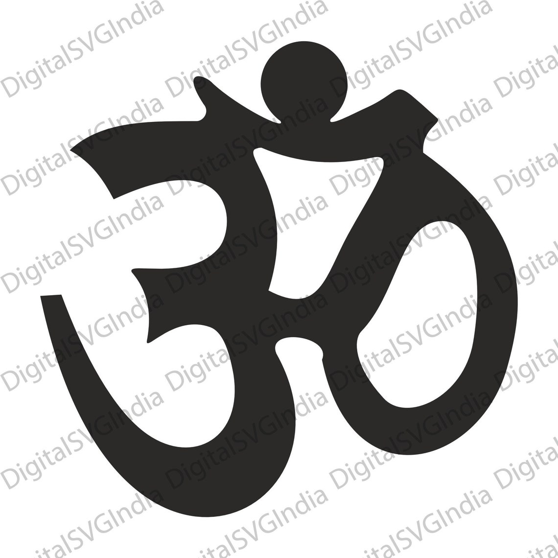 Om Symbol Svg, Hinduism Symbol Svg, Yoga Symbol Svg, Religion Svg, Cut ...