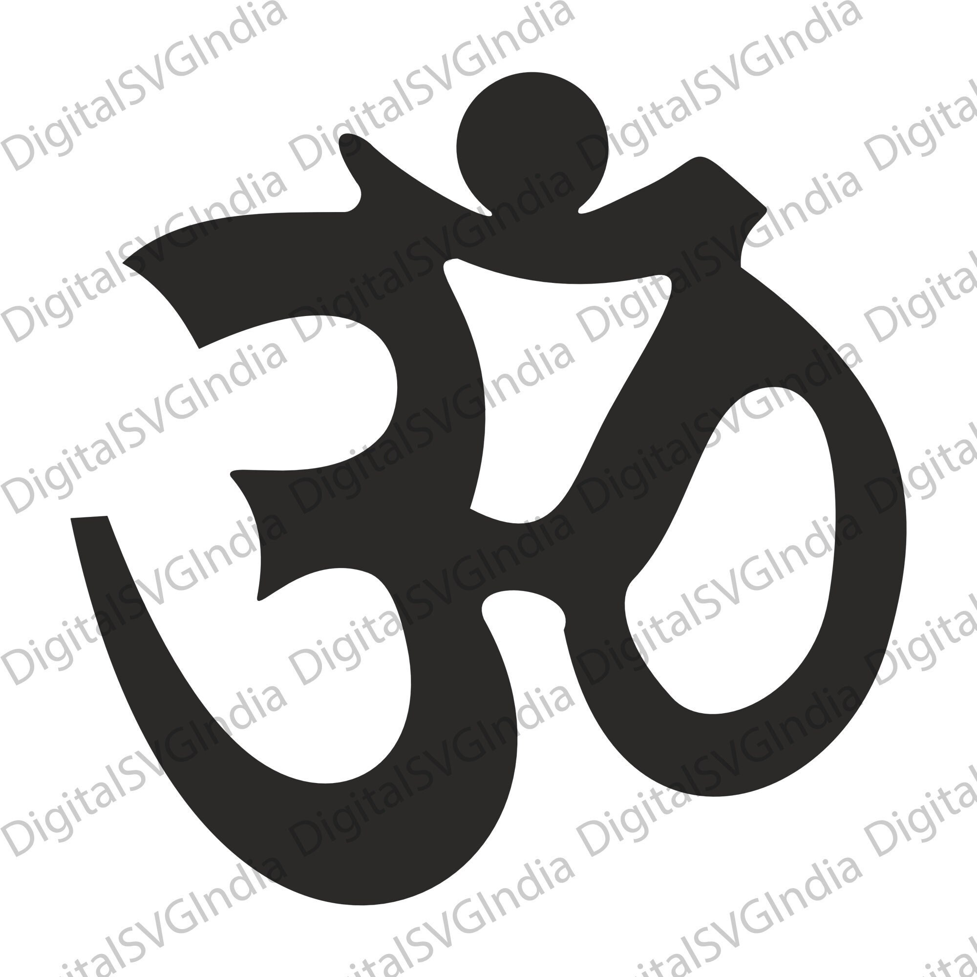 Om Symbol Svg, Hinduism Symbol Svg, Yoga Symbol Svg, Religion Svg, Cut ...