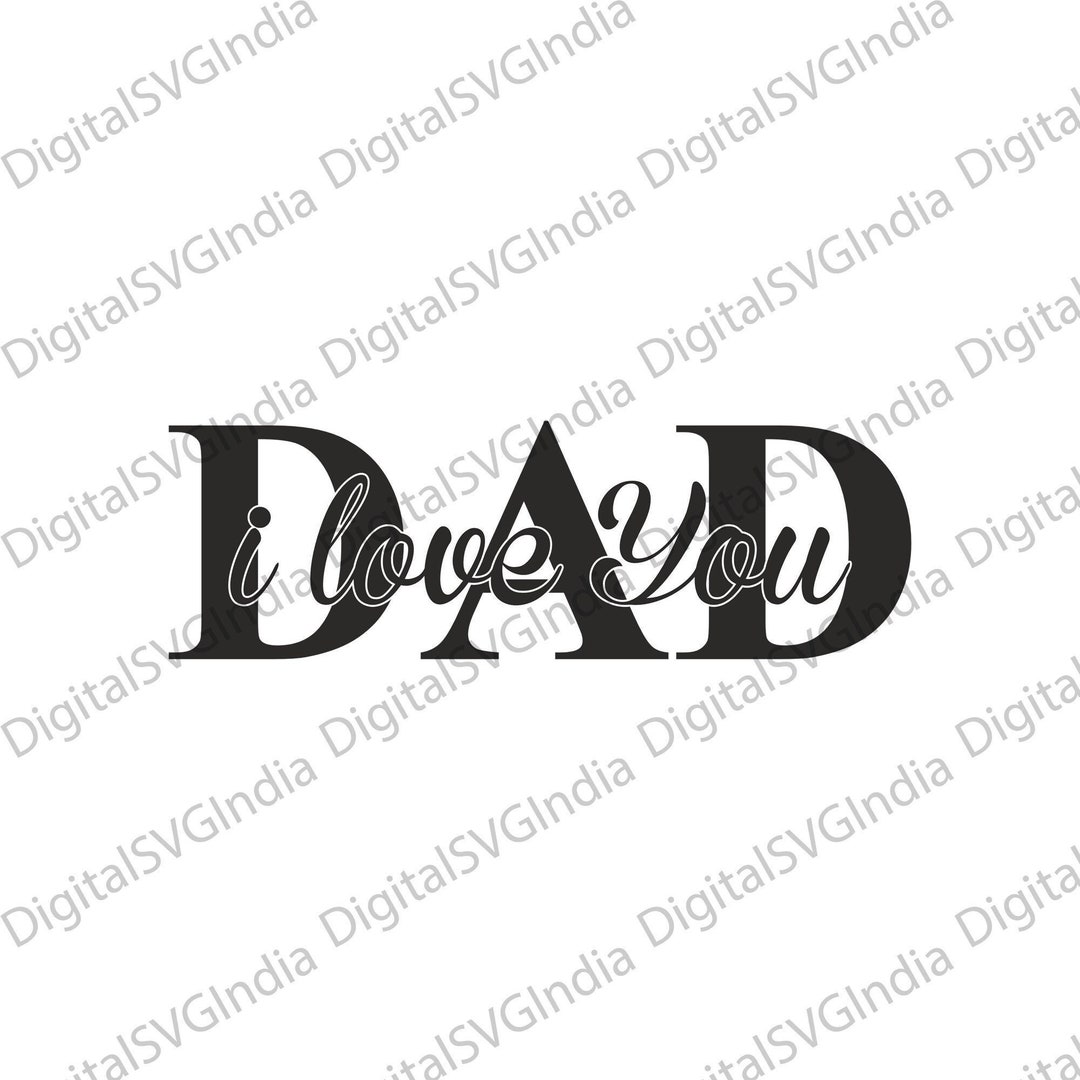 Dad SVG, Father Svg, Father's Day SVG, Dad Split Name Frame Svg, Dad ...