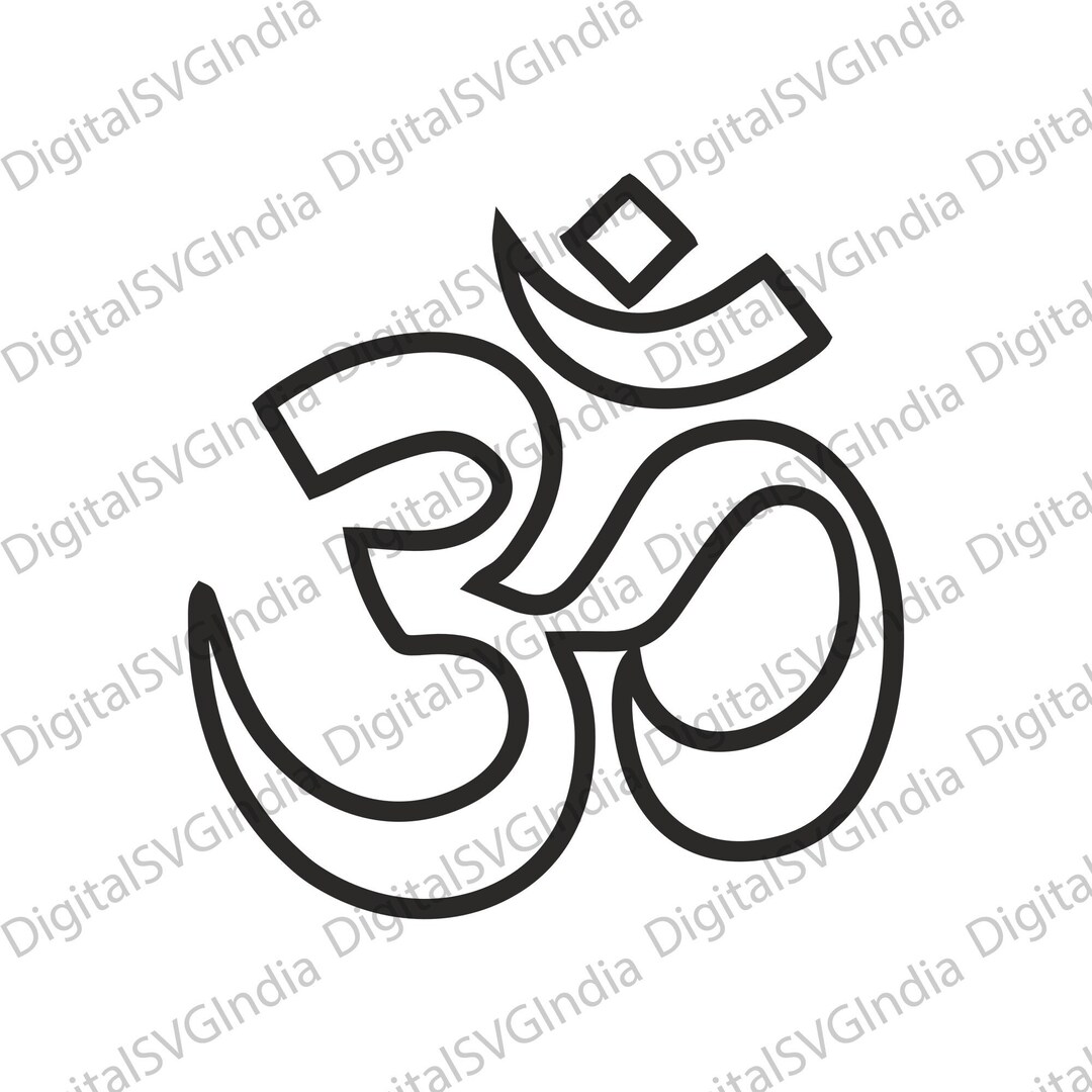 Om Outer Svg, Yoga Svg, Mantra Svg, Meditation Svg, Namaste Svg. Vector ...