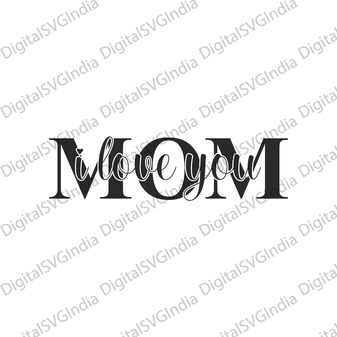 Mom SVG, Mother Svg, Mother's Day SVG, Mom Split Name Frame Svg, Mum ...
