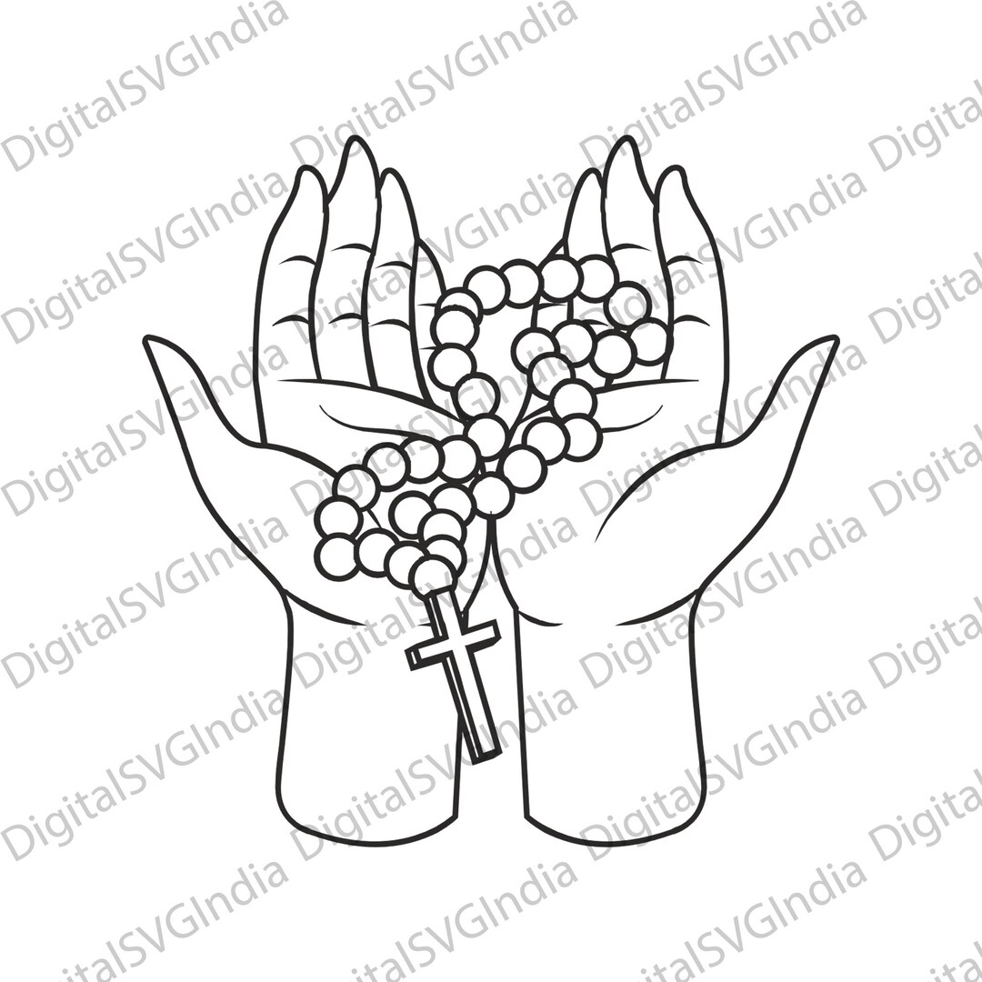 Praying Hands SVG, Praying PNG, Prayer DXF, Christian Pray svg ...