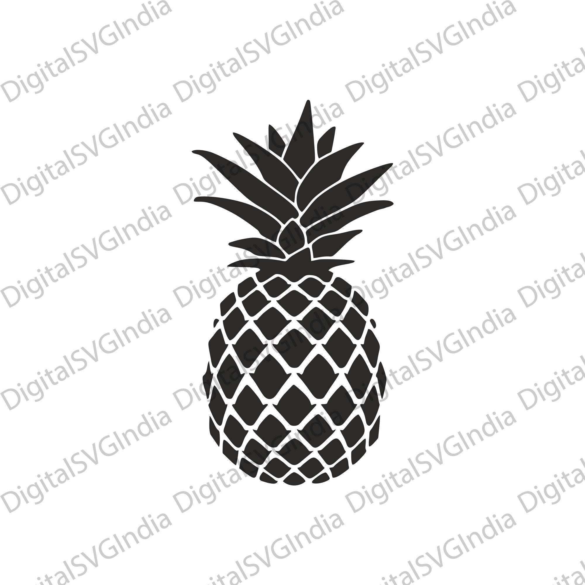 Pineapple SVG Pineapple Clipart Pineapple Print SVG SVG - Etsy