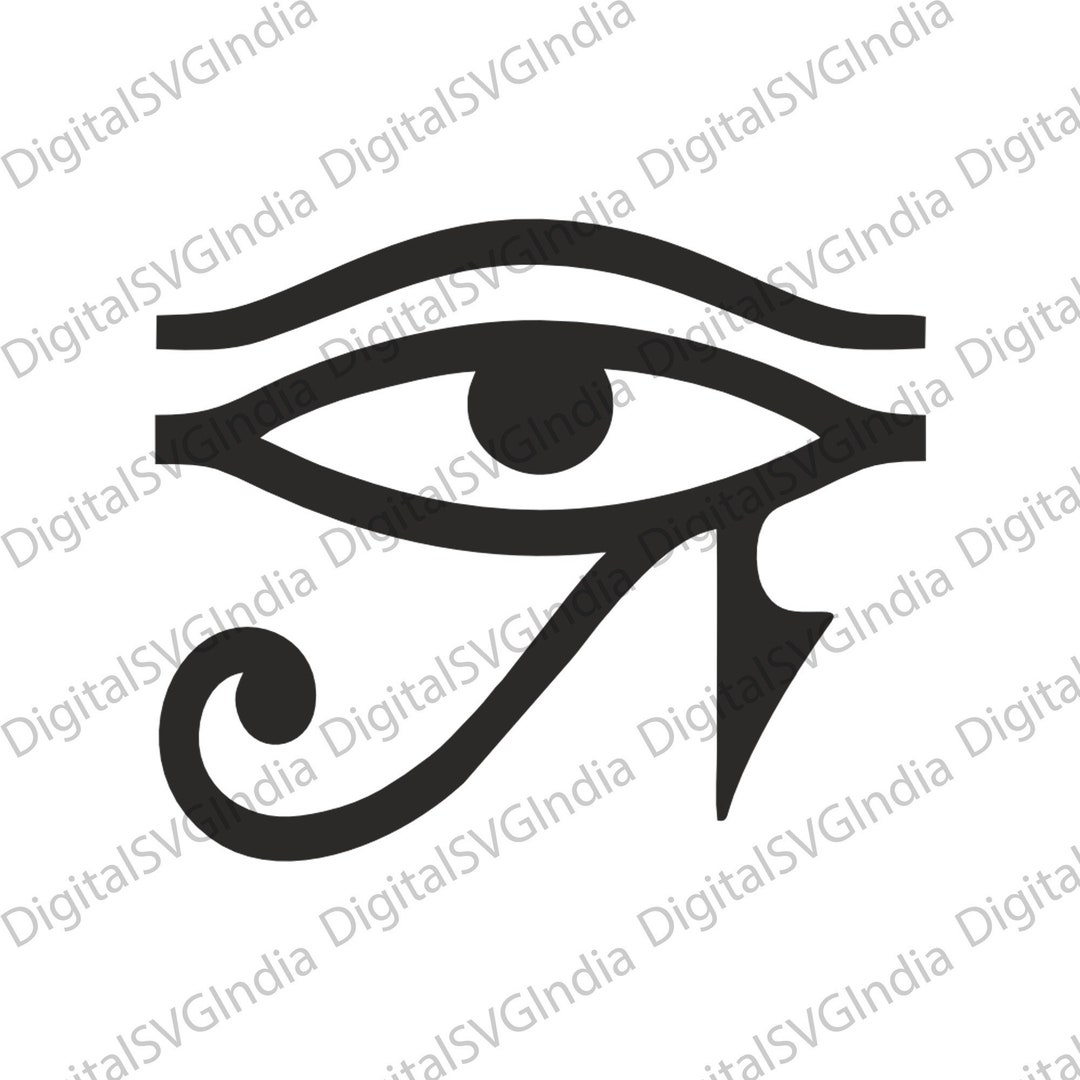 Eye of Horus SVG, Eye of Ra Svg, Egyptian God, Egyptian Symbol, Vector ...