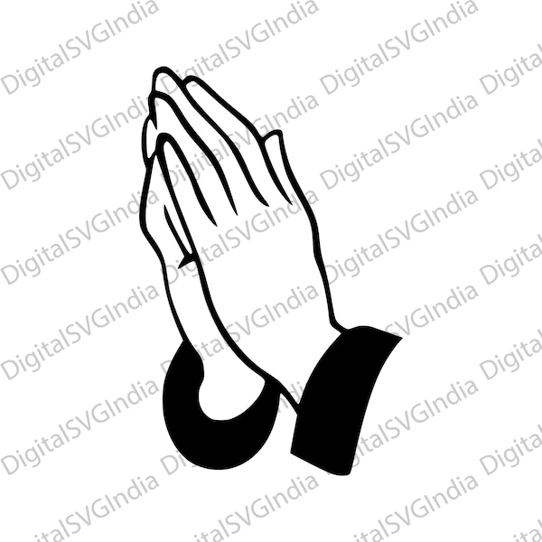 Praying Hands Decal - Etsy