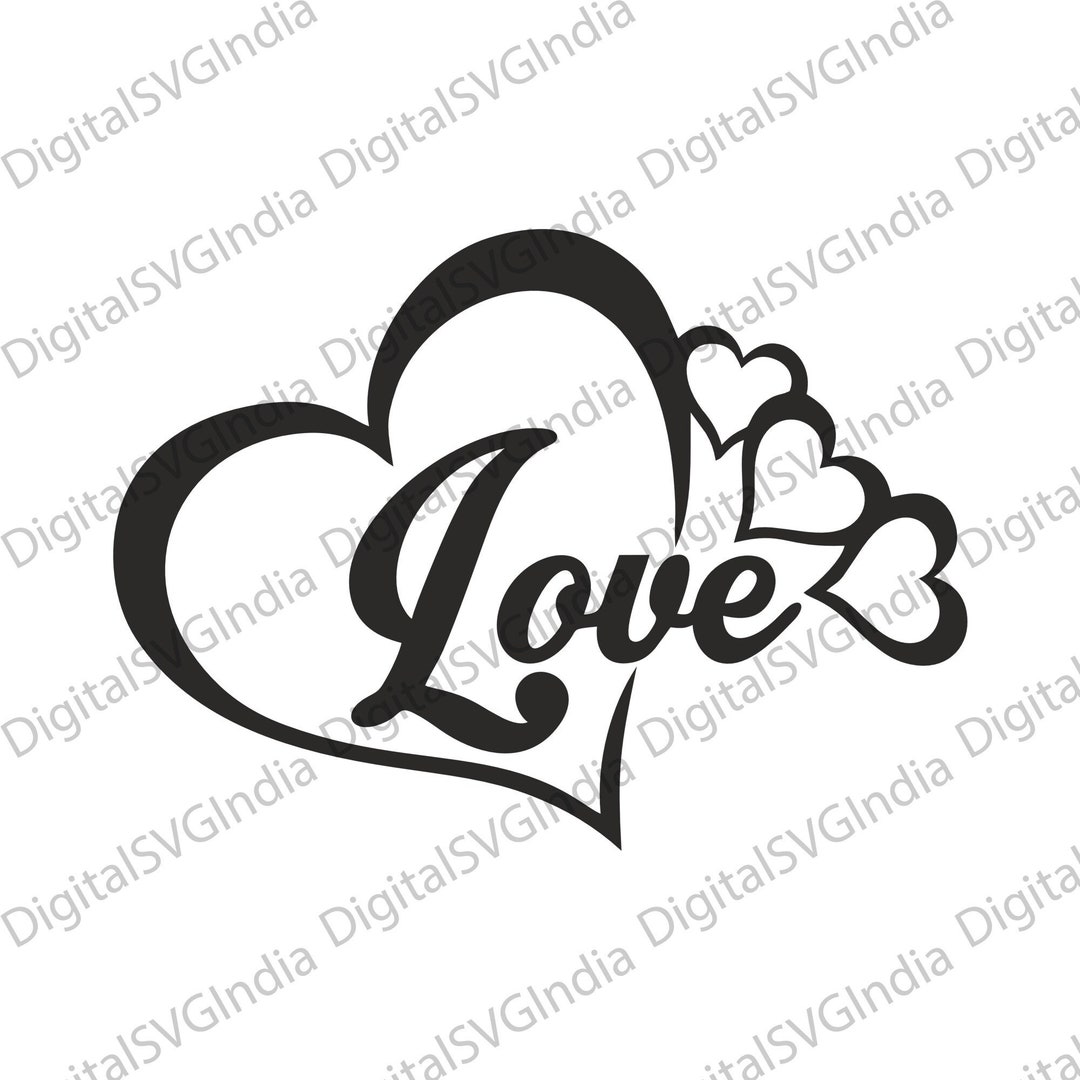 Heart Love Svg Heart Svg Sketch Heart Svg Valentine Heart Svg Heart