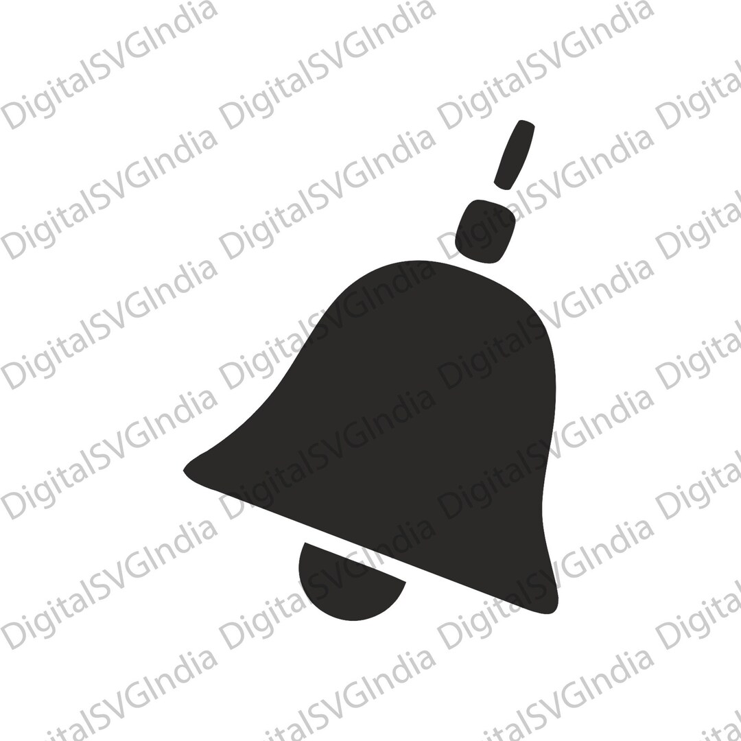 Bell Notification SVG File, Alarm Bell SVG, Bell Icon Vector File, Bell ...