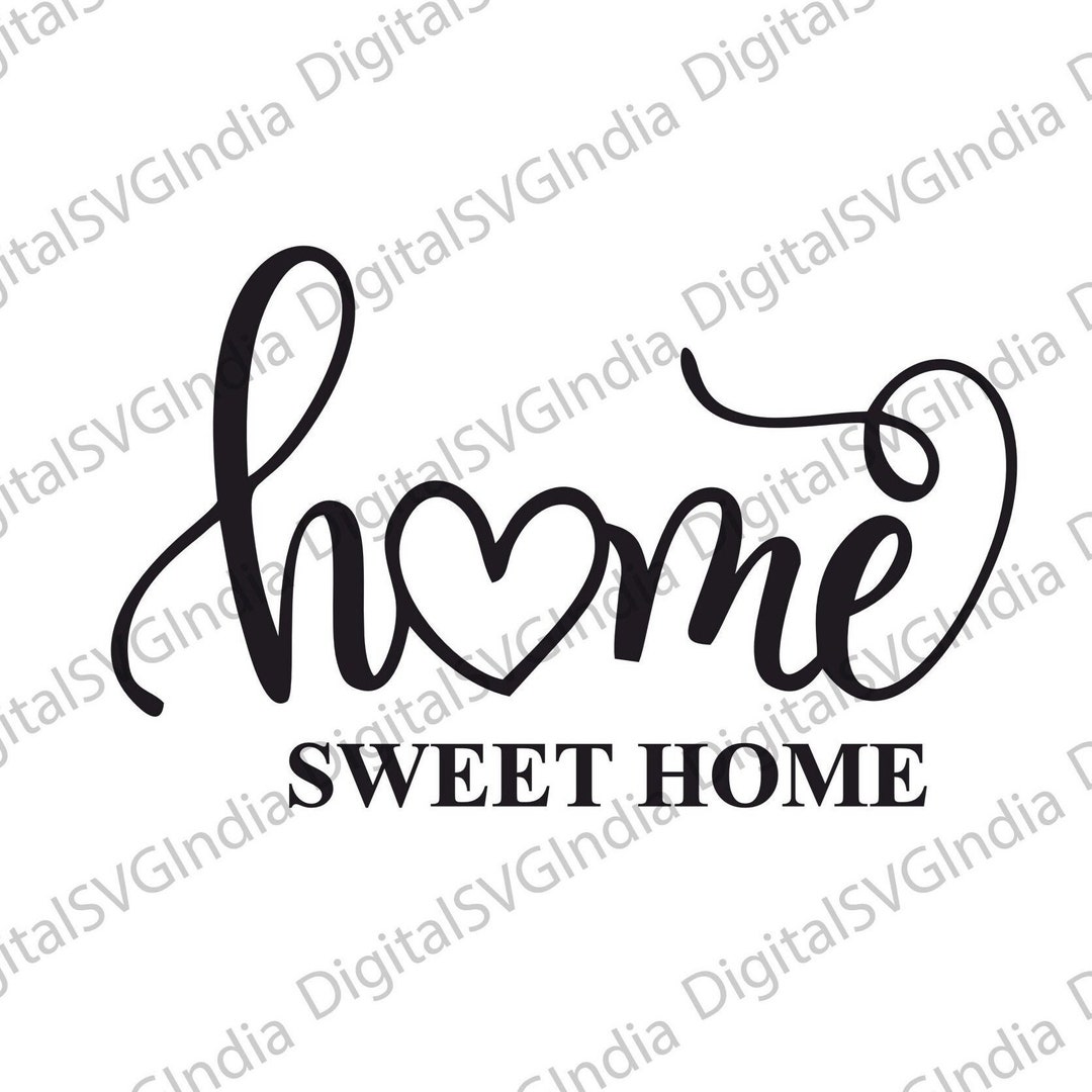 Home Sweet Home Svg, Sweet Home Svg, Home Svg, Farmhouse Porch Sign Svg ...