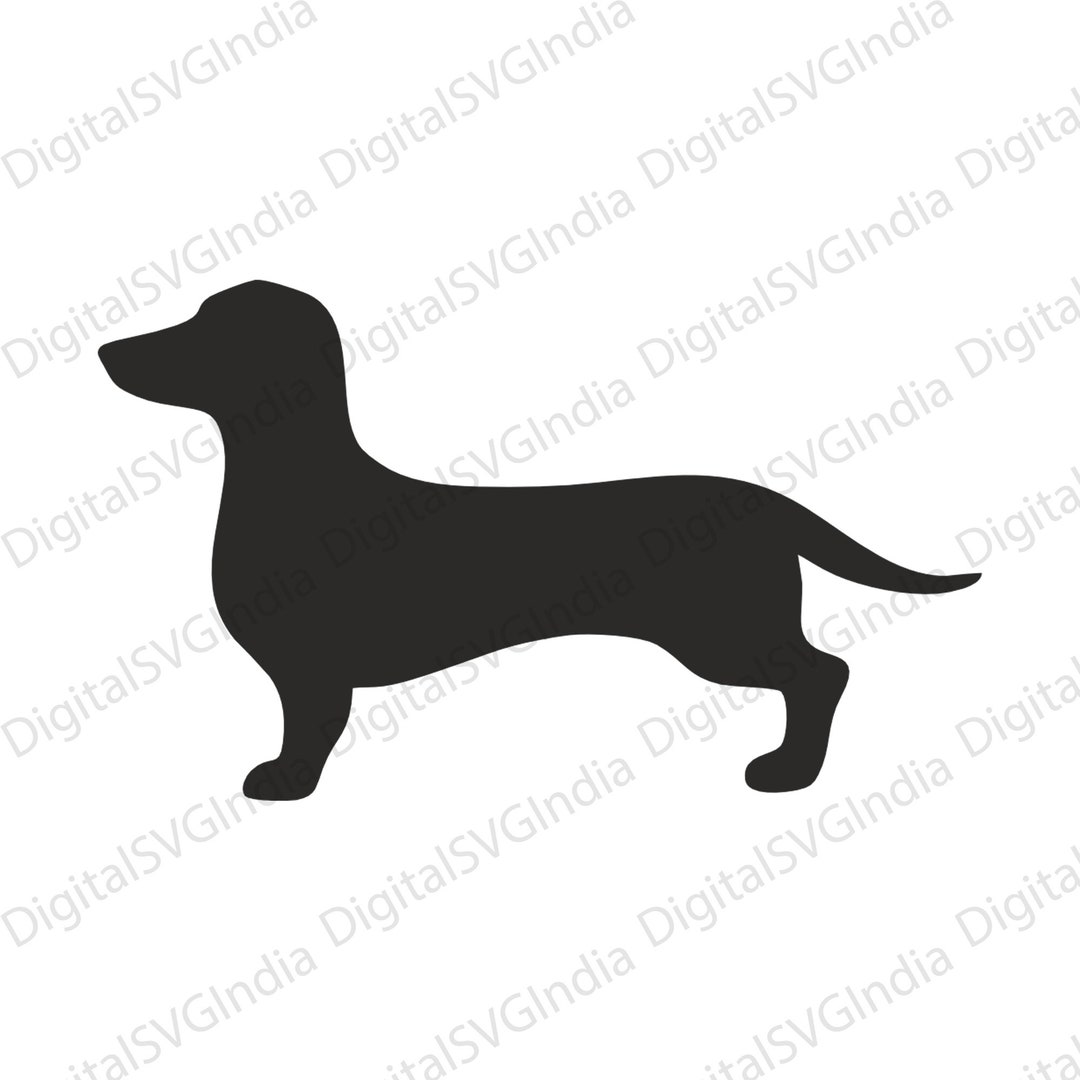 Dachshund Svg, Dog Svg, Dachshund Silhouette, Dachshund Outline Png ...