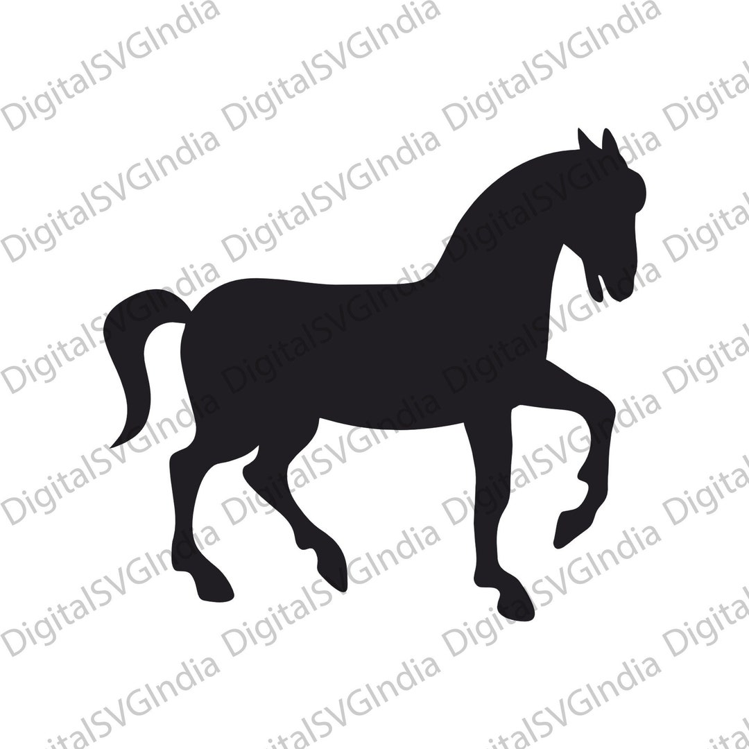 Horse Silhouette Svg, Horse Animal Silhouette Svg, Horse Cutting Files ...
