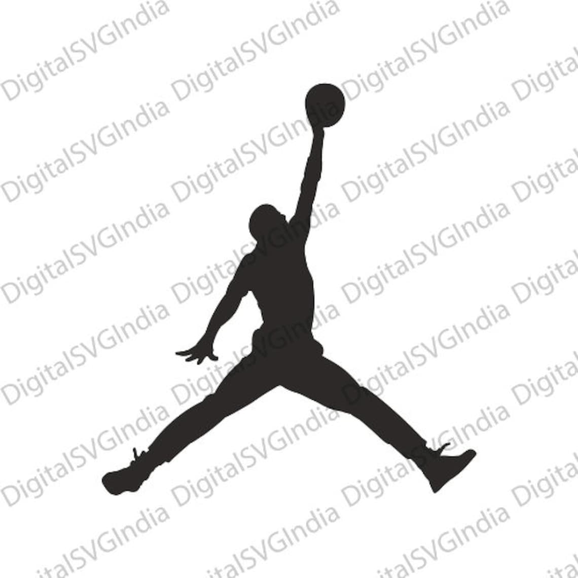 Jordan SVG, Air Jordan SVG, Jump Logo, Basketball Emblem, Basketball ...