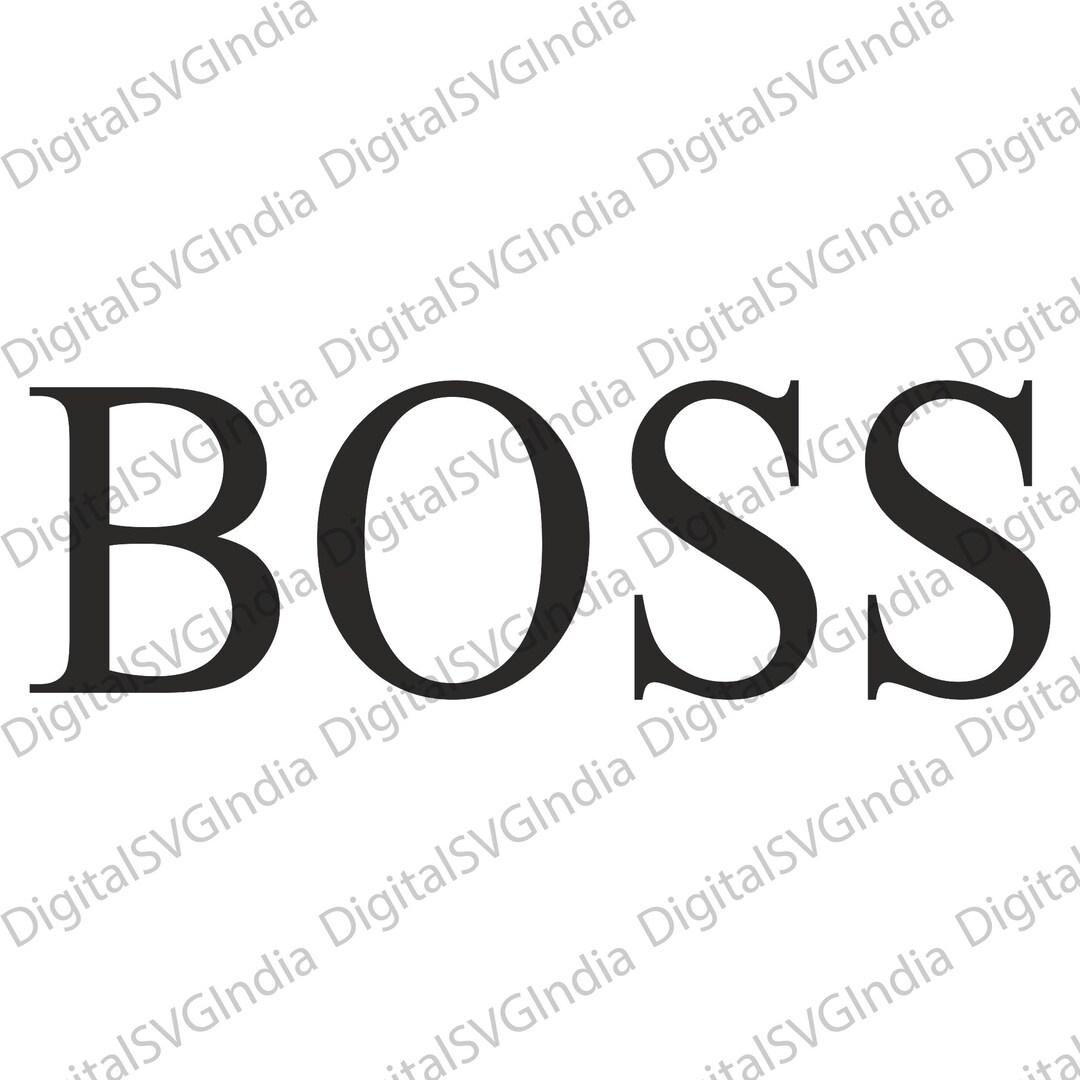 Boss Svg/png/dxf/plt, Boss Man Svg, the Boss Svg, Printable Boss Svg ...