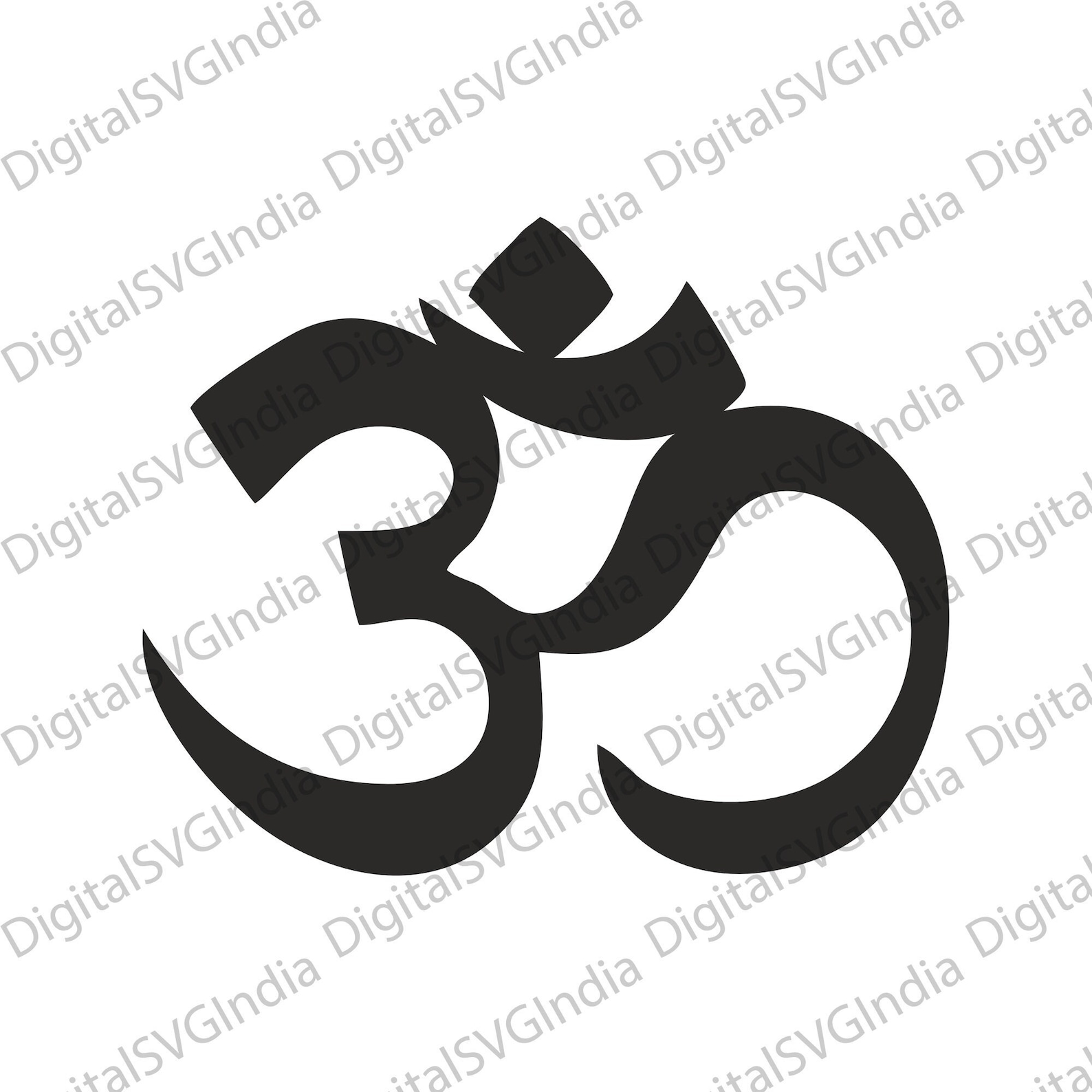 Buy Om Svg, Hinduism Symbol Svg, Yoga Symbol Svg, Shiva OM Svg ...
