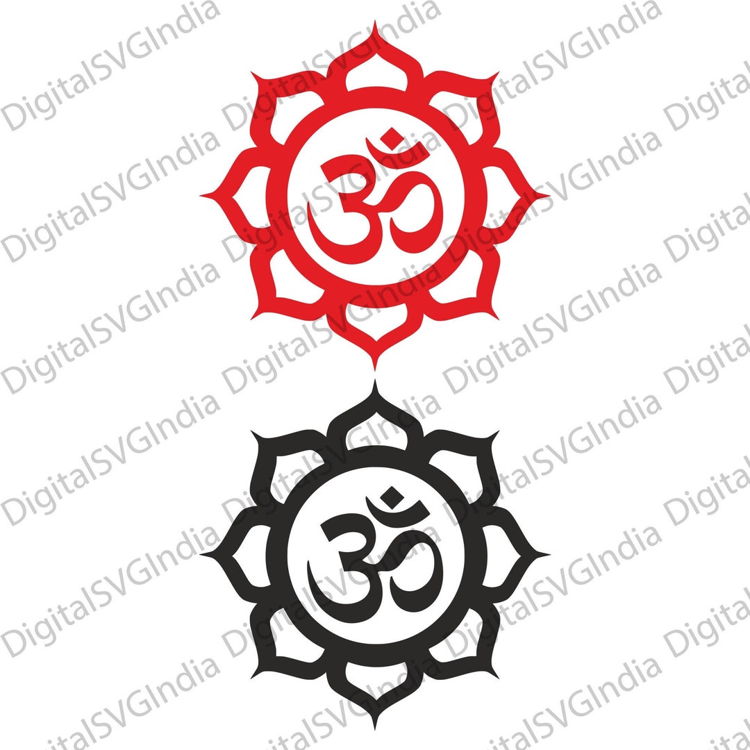 Om Svg, Yoga Svg, Mantra Svg, Meditation Svg, Namaste Svg. Vector Cut ...