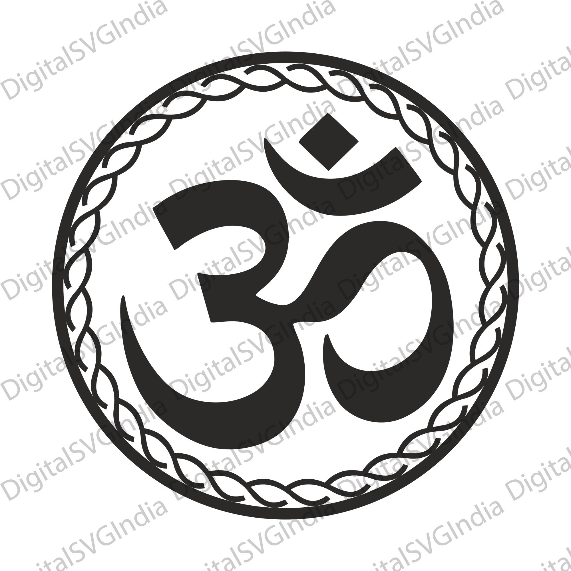 Símbolo de Om Svg, símbolo de hinduismo Svg, símbolo de yoga Svg ...