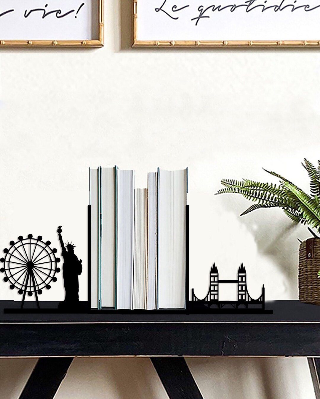 Personalized Bookends, Custom Metal Book Ends, Unique Gifts for Man ...