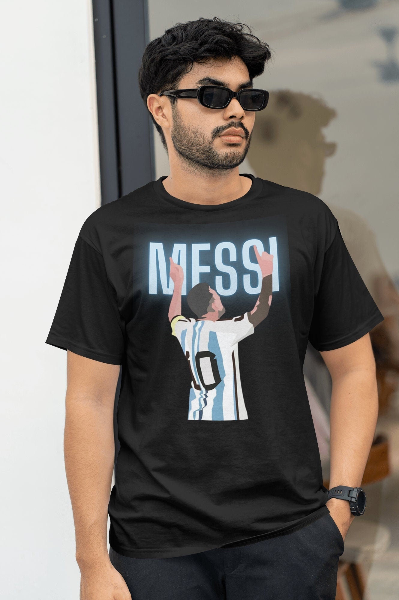 Lionel Messi Shirt Soccer Shirt Football Shirt Football - Etsy