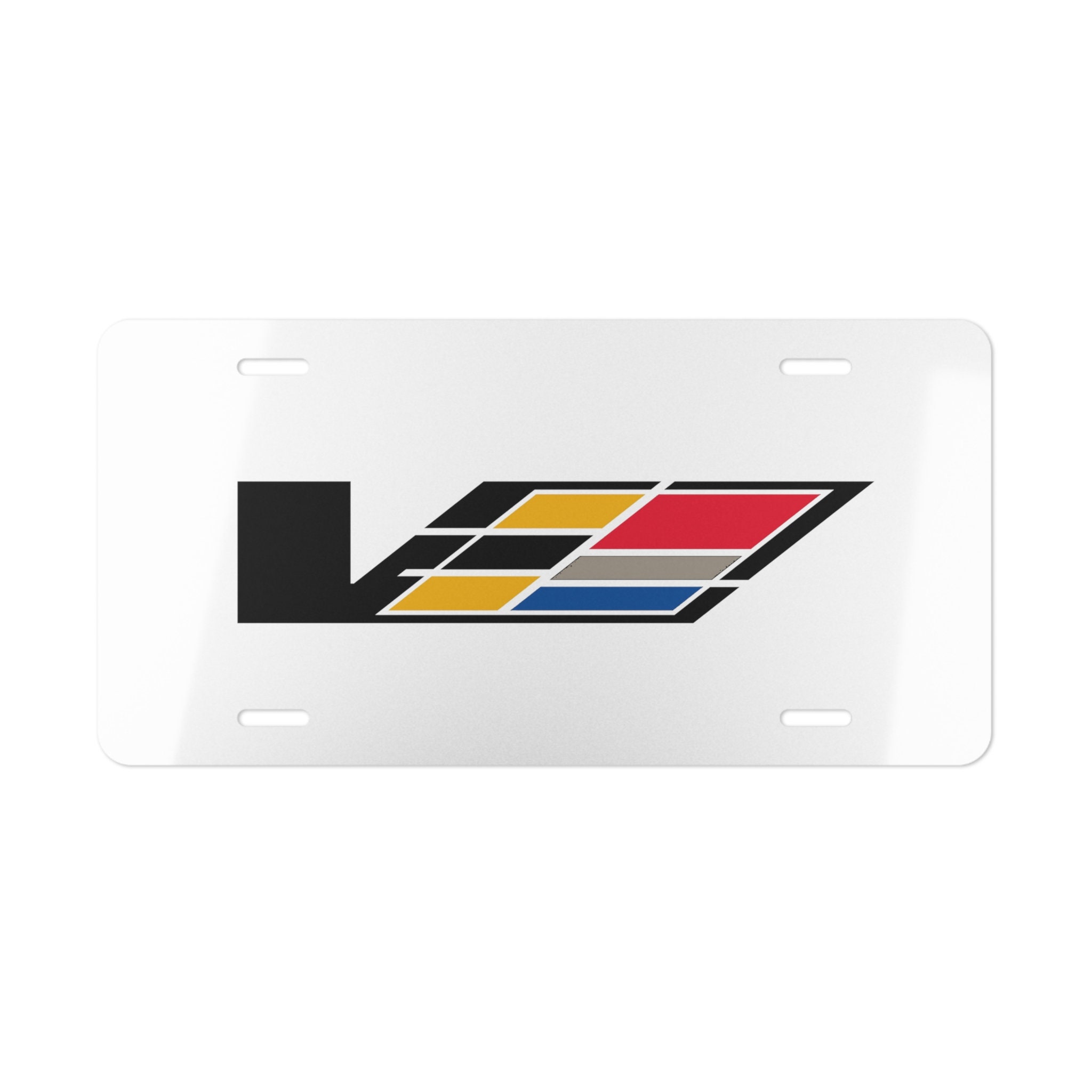 Cadillac V Metal Vanity Plate - Etsy