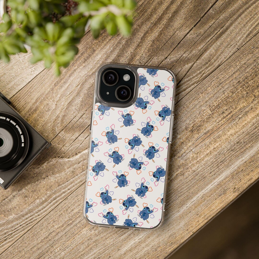 Phone Case, Clear Stitch Lilo and Stitch, Transparent Cover, Disney ...