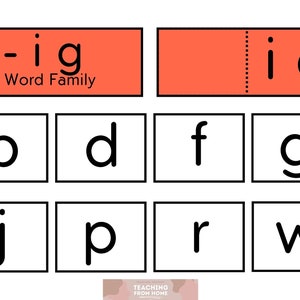 CVC Word Family Flip Book Activity, Literacy, Reading, DIGITAL ...