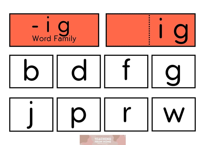CVC Word Family Flip Book Activity, Literacy, Reading, DIGITAL ...