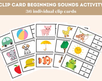 Alphabet Centers Printables and Beginning Sounds - Etsy