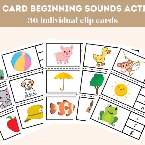 Beginning Sounds - Etsy