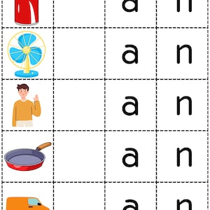 CVC Word Family Activity, Missing Beginning Sounds, Literacy, Reading ...