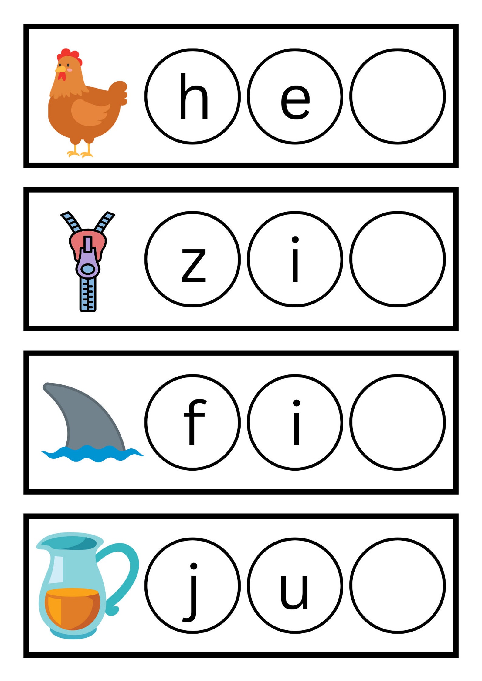 CVC Missing End Sound Activity, Literacy, Reading, PRINTABLE, Set of 28 ...