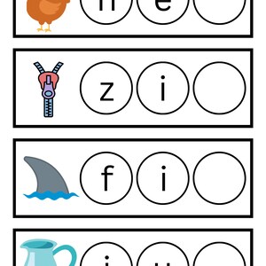 CVC Missing End Sound Activity, Literacy, Reading, PRINTABLE, Set of 28 ...