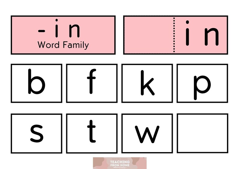 CVC Word Family Flip Book Activity, Literacy, Reading, DIGITAL ...