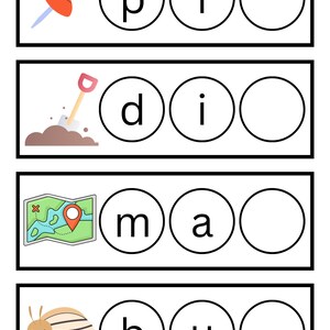 CVC Missing End Sound Activity, Literacy, Reading, PRINTABLE, Set of 28 ...