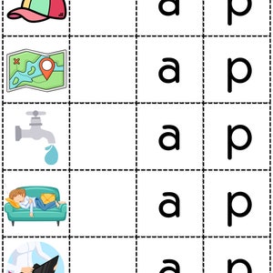 CVC Word Family Activity, Missing Beginning Sounds, Literacy, Reading ...