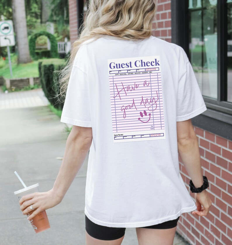 Guest Check Guest Check Print Preppy Stuff Top Sellers Boho Clothing ...