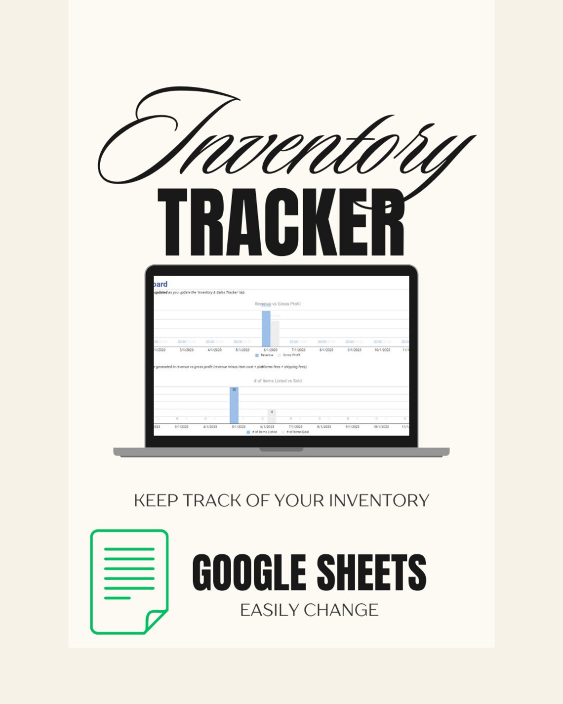 Inventory Template for Candle Business | Inventory Tracker Spreadsheet ...