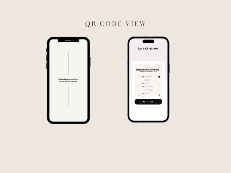 Personalized Bachelorette Itinerary Template, Bachelorette Itinerary ...