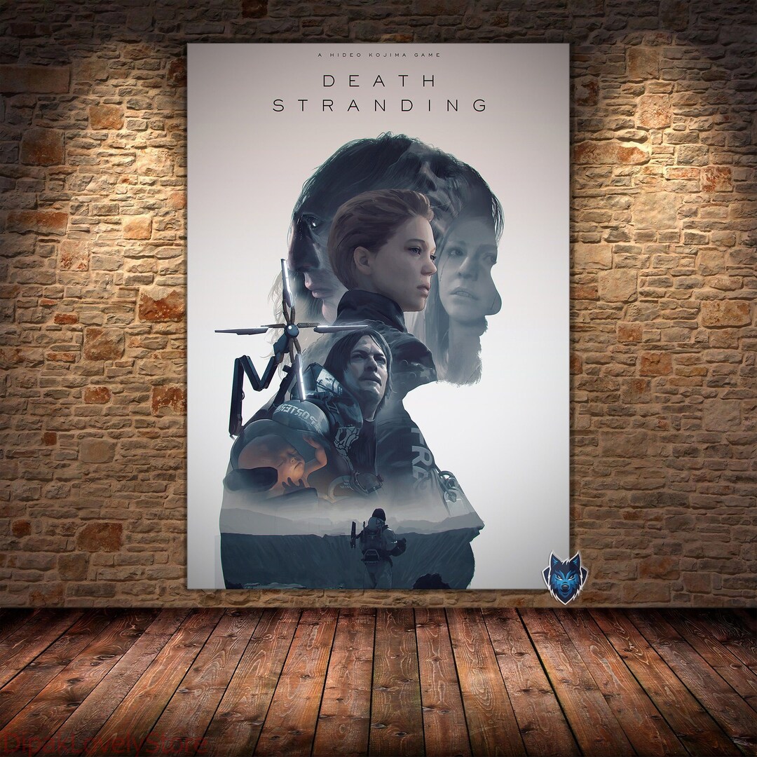 Death Stranding Poster, Norman Reedus Game Canvas Poster Wall Art Home ...