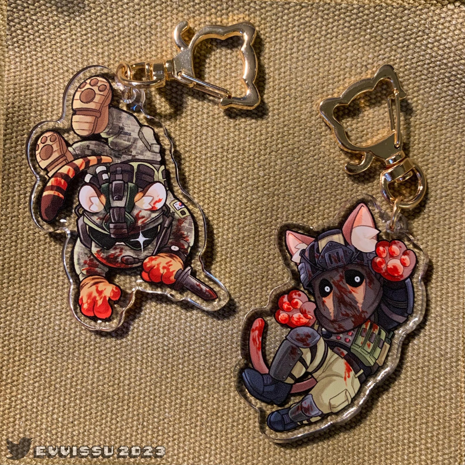 CALL OF KITTY - Catboy Operator Charms - Etsy