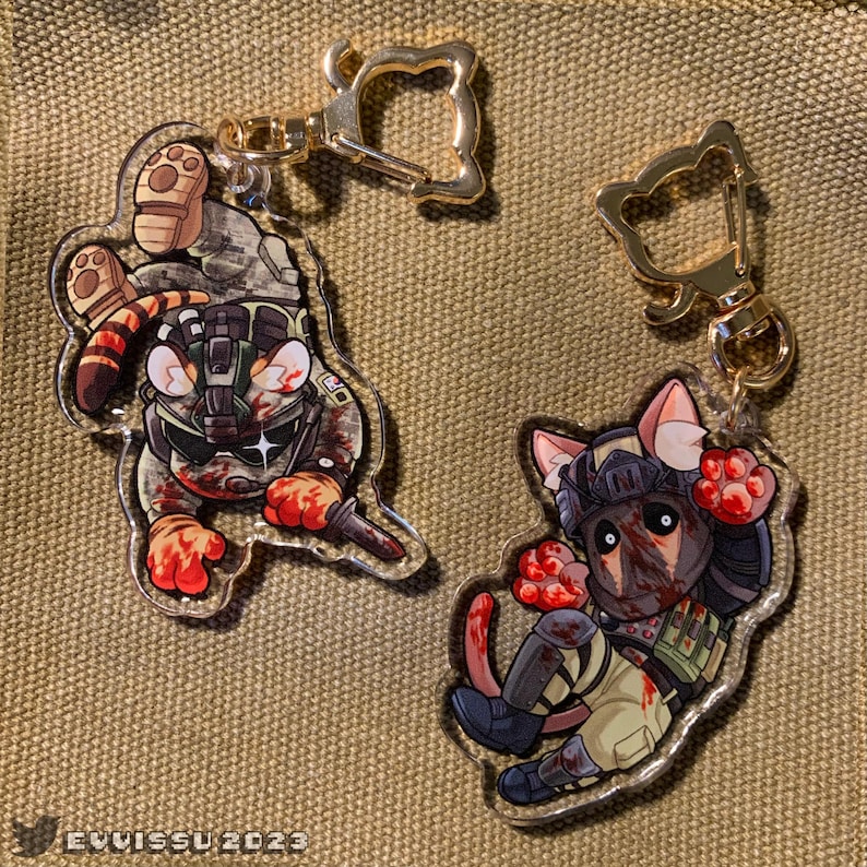 CALL OF KITTY - Catboy Operator Charms - Etsy Canada