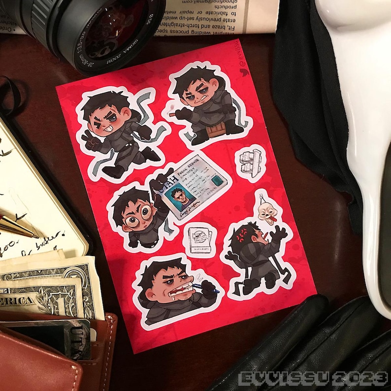 DBD - Ghost of Roseville Sticker Pack - Etsy