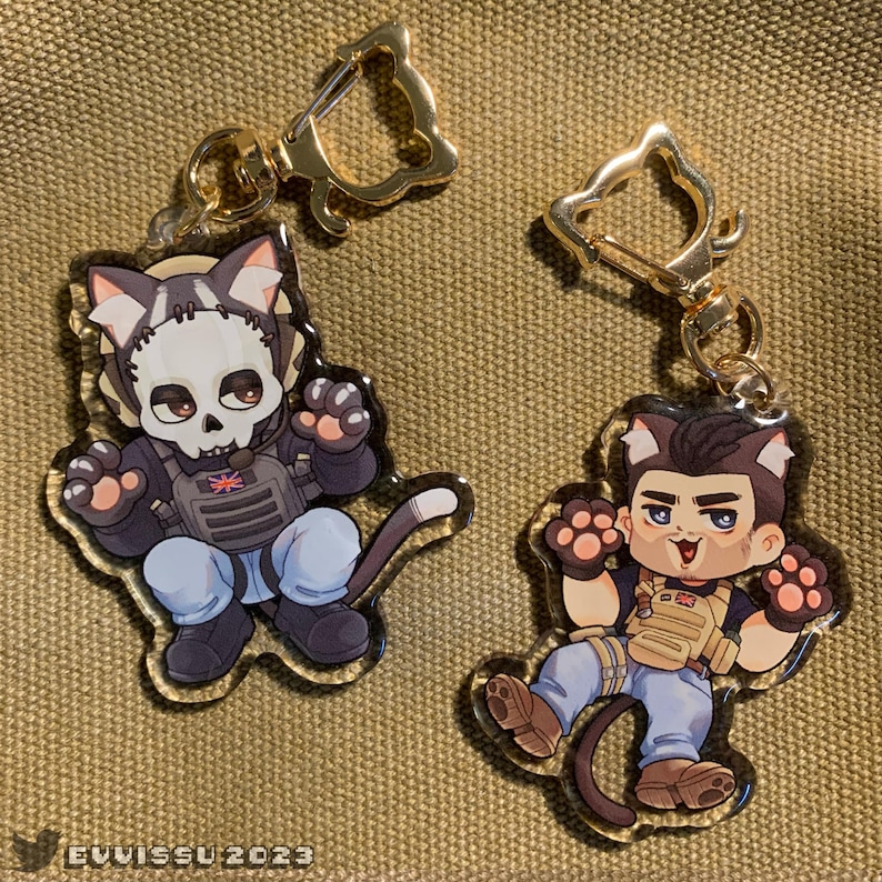 CALL OF KITTY - Catboy Operator Charms - Etsy Canada