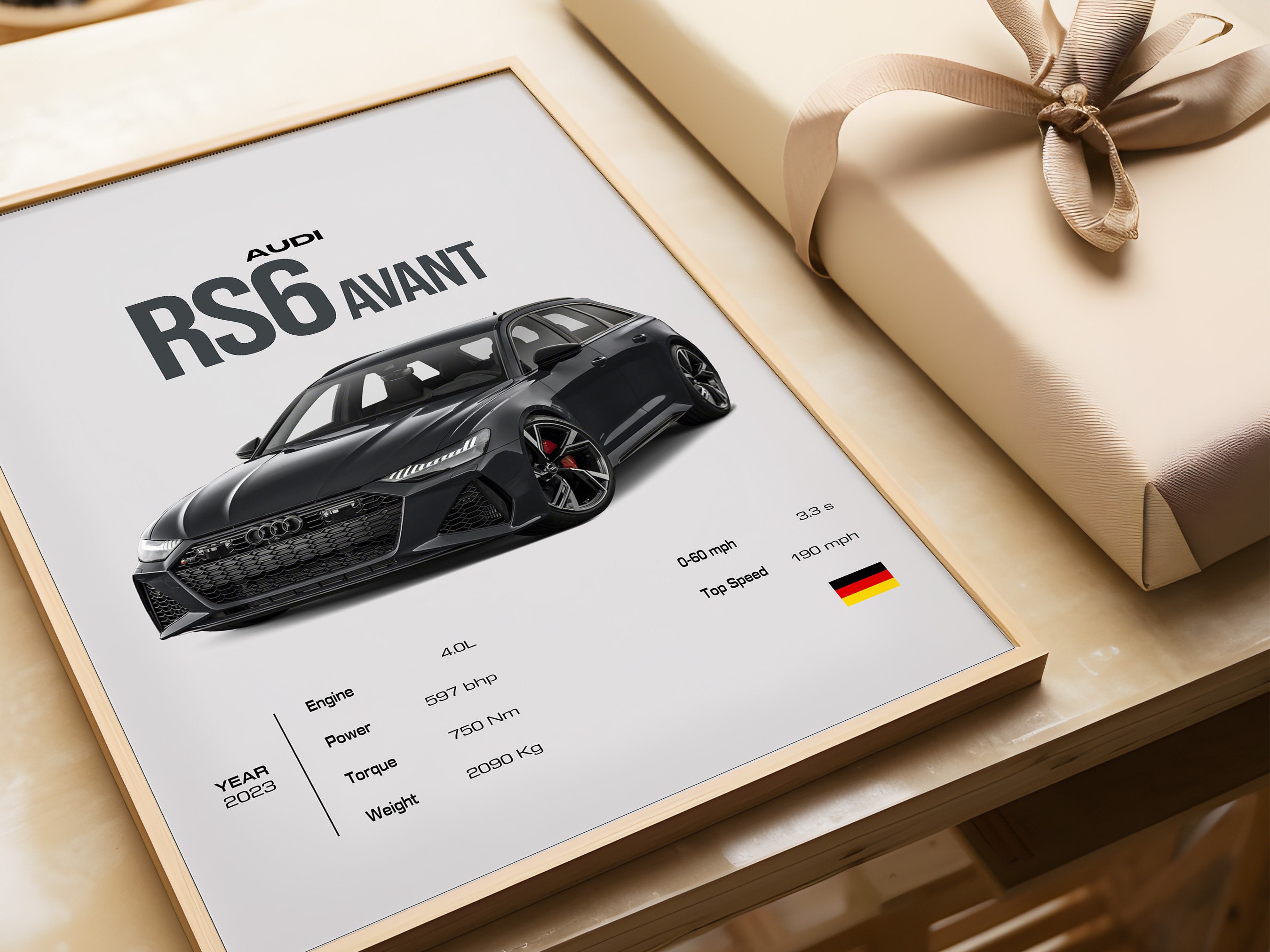 Audi RS6 Avant Poster Audi RS6 Car Art Car Enthusiast Wall Art - Etsy ...