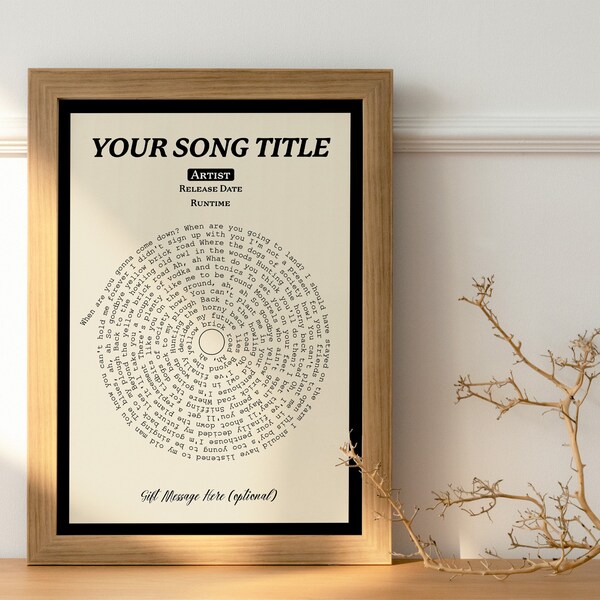 Customizable Music Wall Art - Etsy