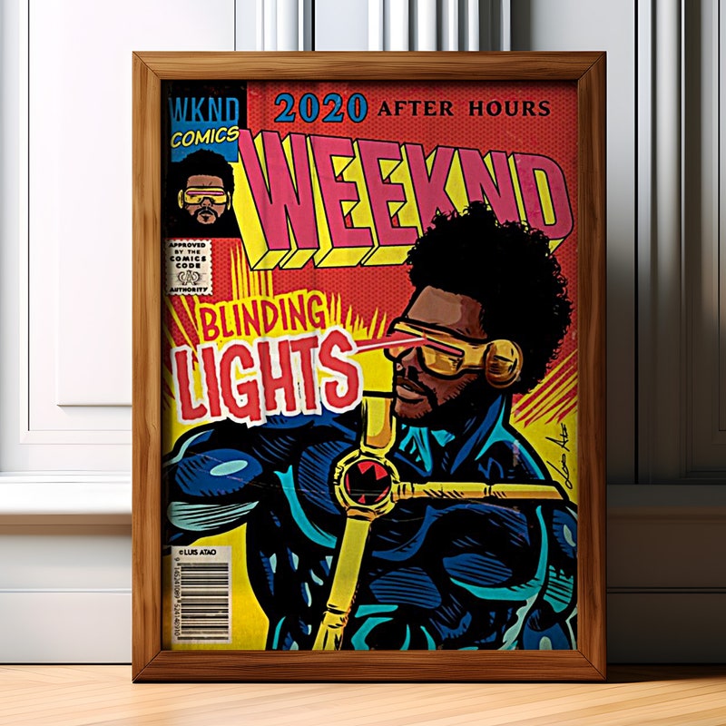The Weeknd Wall Art - Etsy