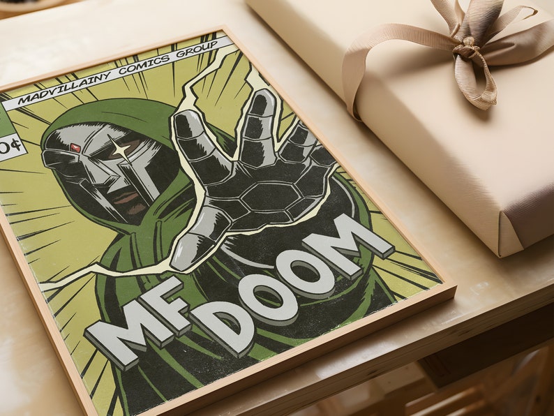 Affiche musicale MF DOOM Art Mf Doom Décoration murale musique - Etsy ...